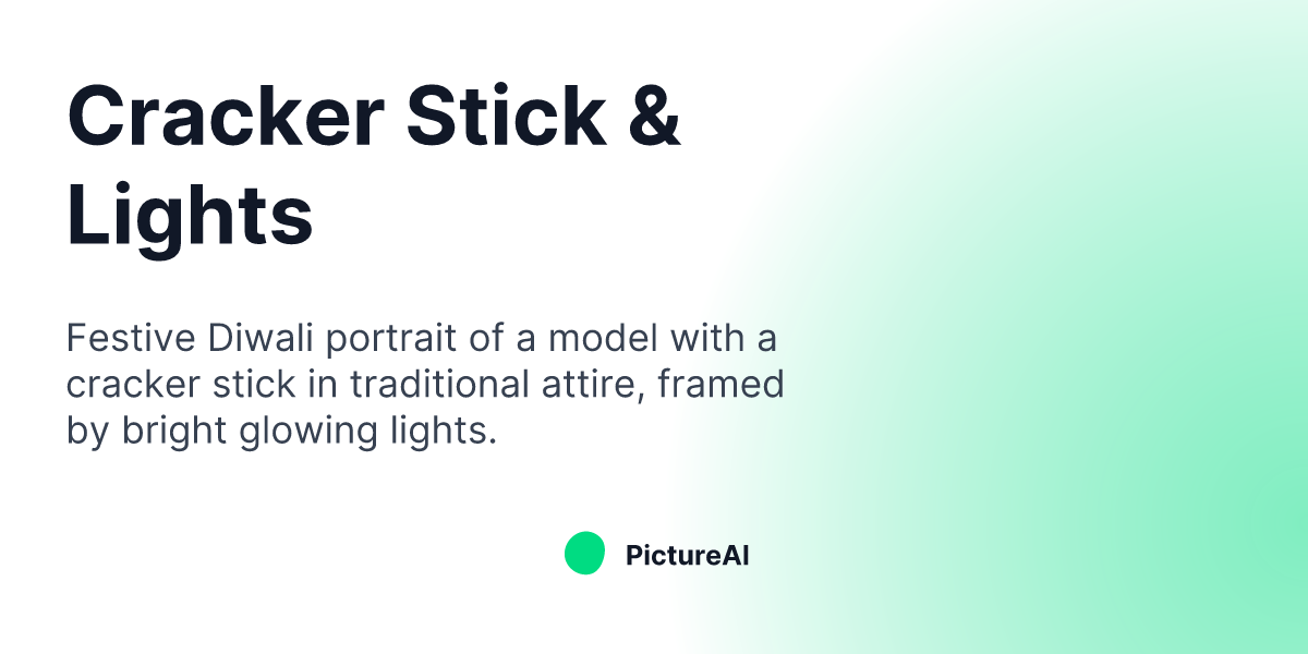 Cracker Stick & Lights | PictureAI